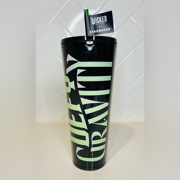 Starbucks | Accessories | Starbucks X Wicked Defy Gravity Elphaba Glow ...